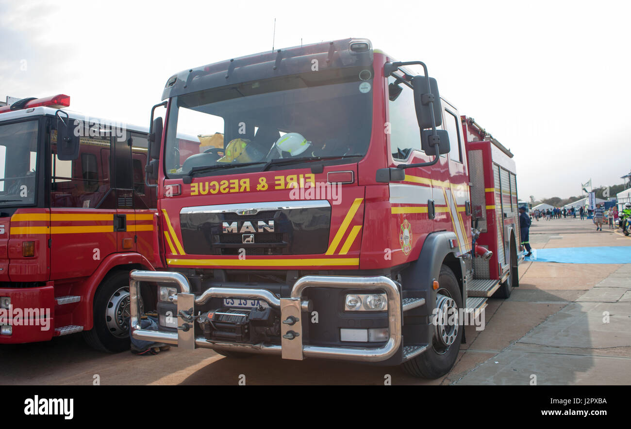 WATERKLOOF, SOUTH AFRICA - SEPTEMBER, 2016 Tshwane Fire Trucks on ...