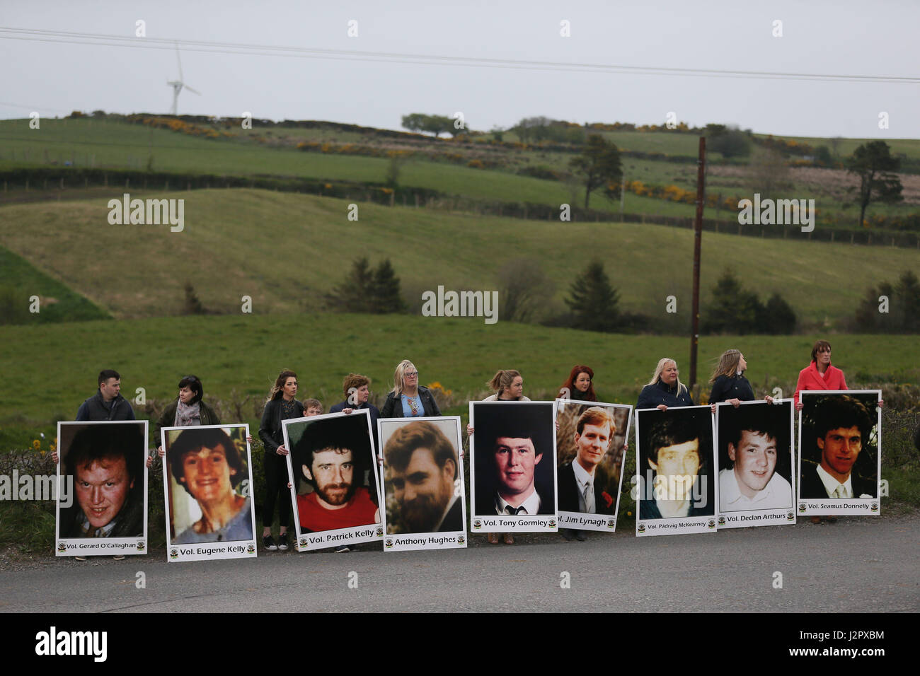 Are held by people taking part in march to cappagh hi-res stock ...