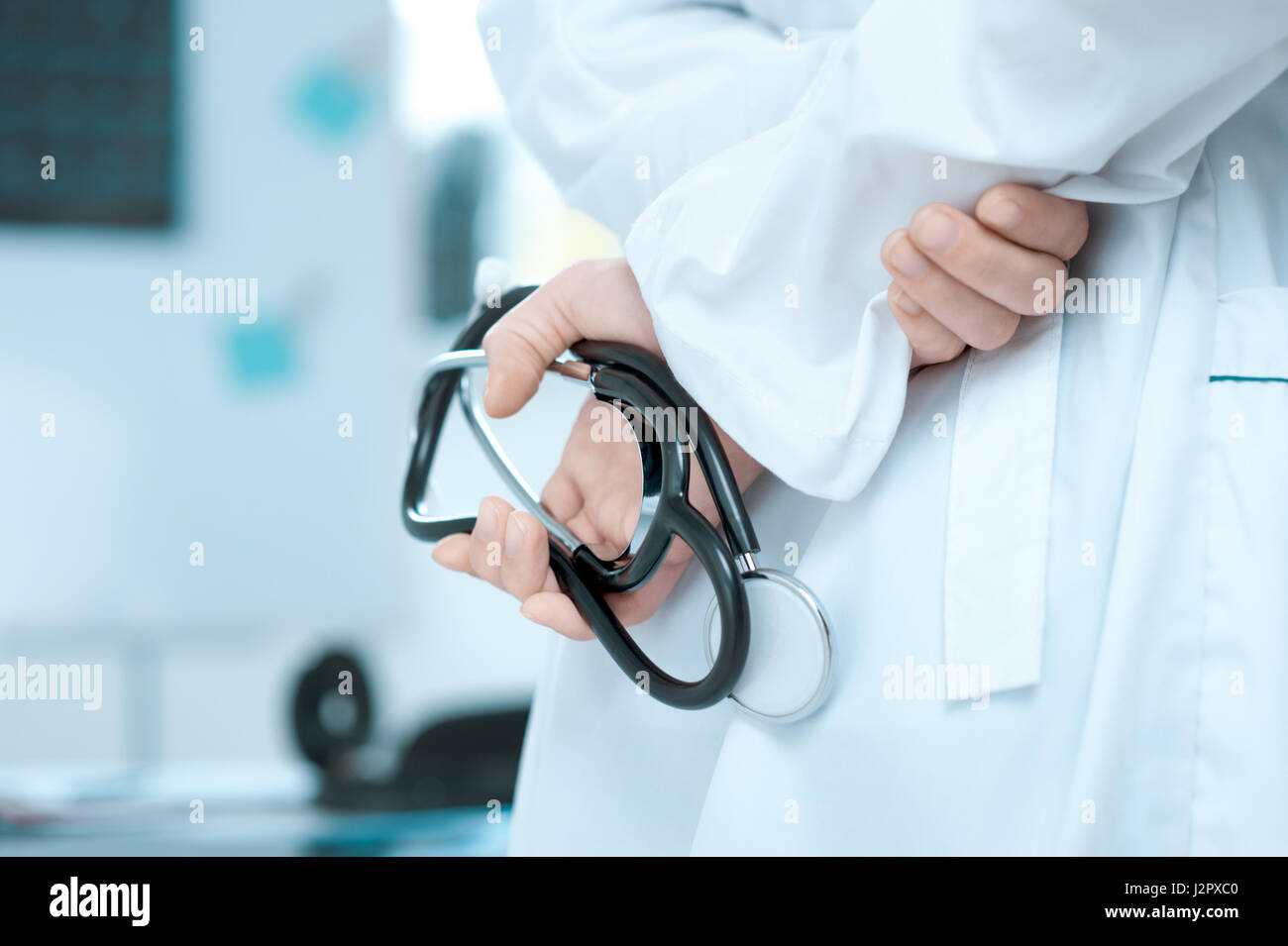 Young woman doctor occupation in the hospital office Stock Photo - Alamy