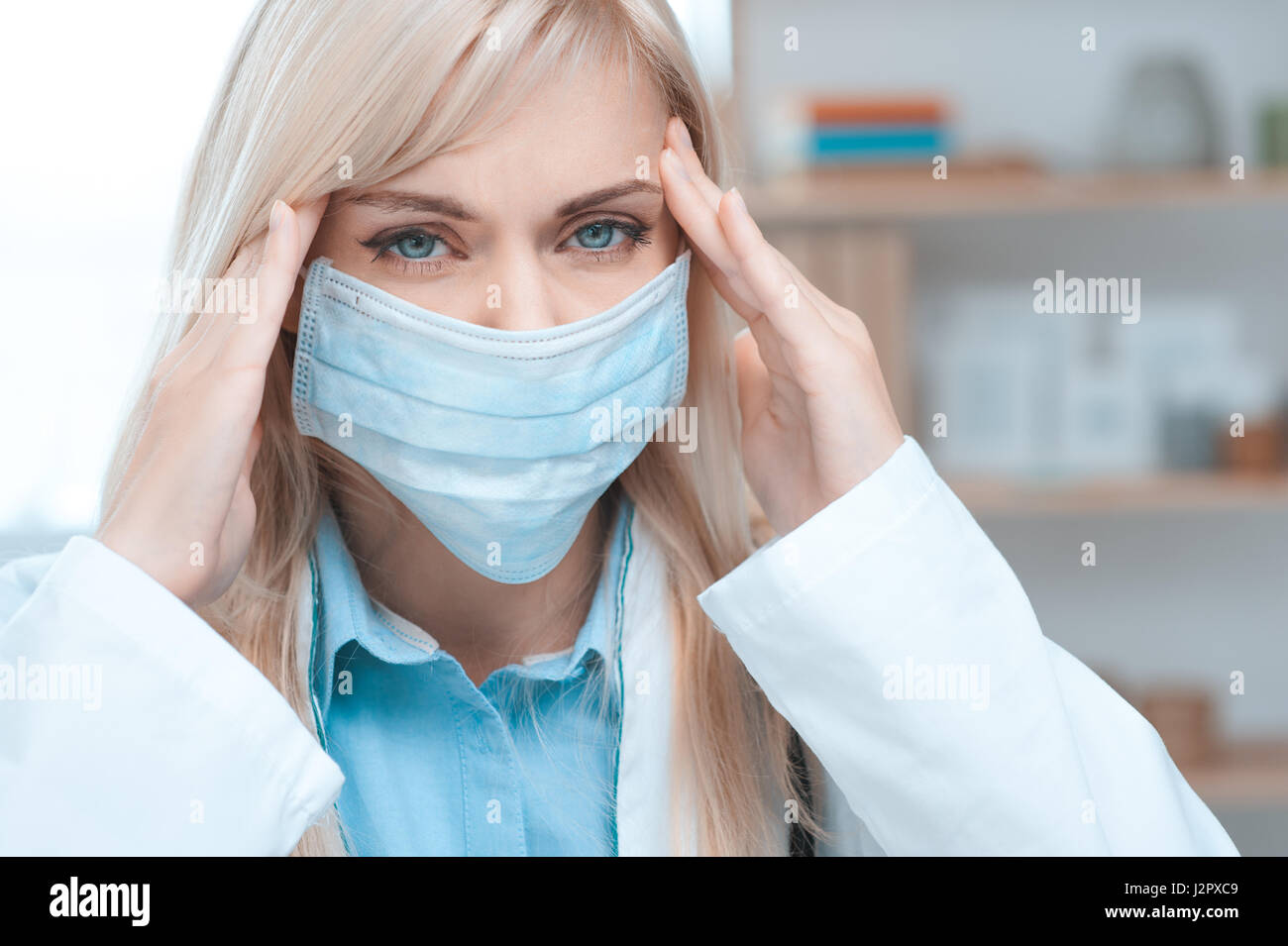 Young woman doctor occupation in the hospital office Stock Photo - Alamy