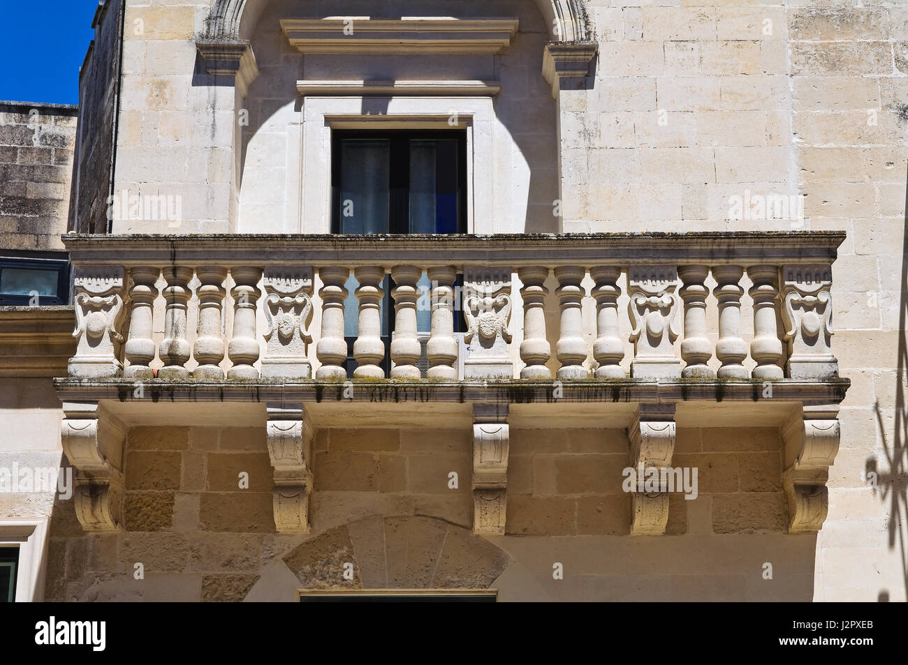 Historical palace. Maglie. Puglia. Italy Stock Photo - Alamy
