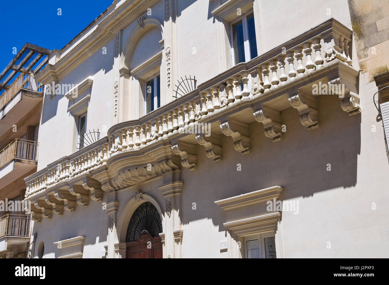 Historical palace. Maglie. Puglia. Italy Stock Photo - Alamy