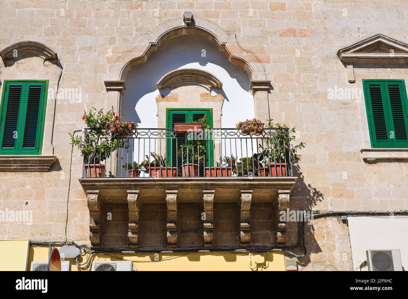 Historical palace. Manduria. Puglia. Italy Stock Photo - Alamy