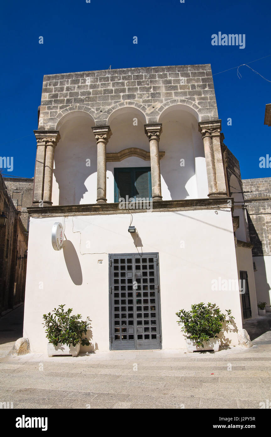 Historical palace. Manduria. Puglia. Italy Stock Photo - Alamy