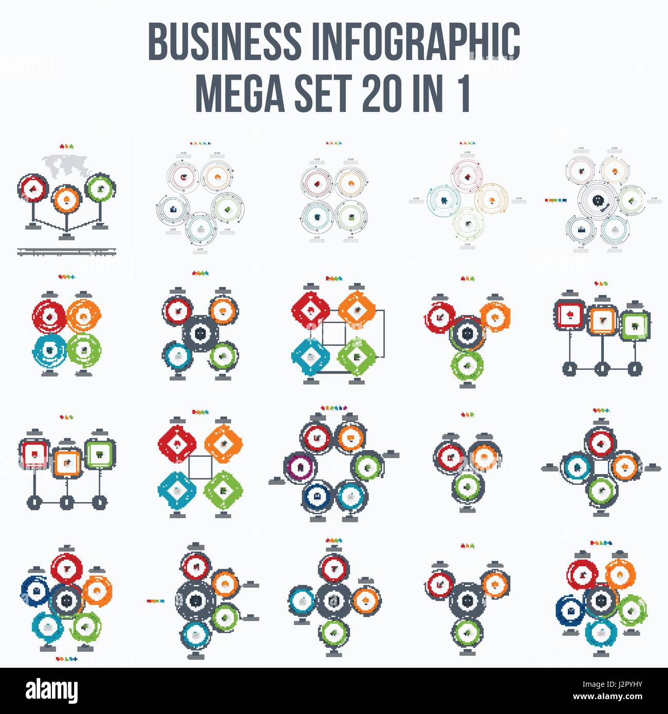 Set with infographics Stock Vector Image & Art - Alamy