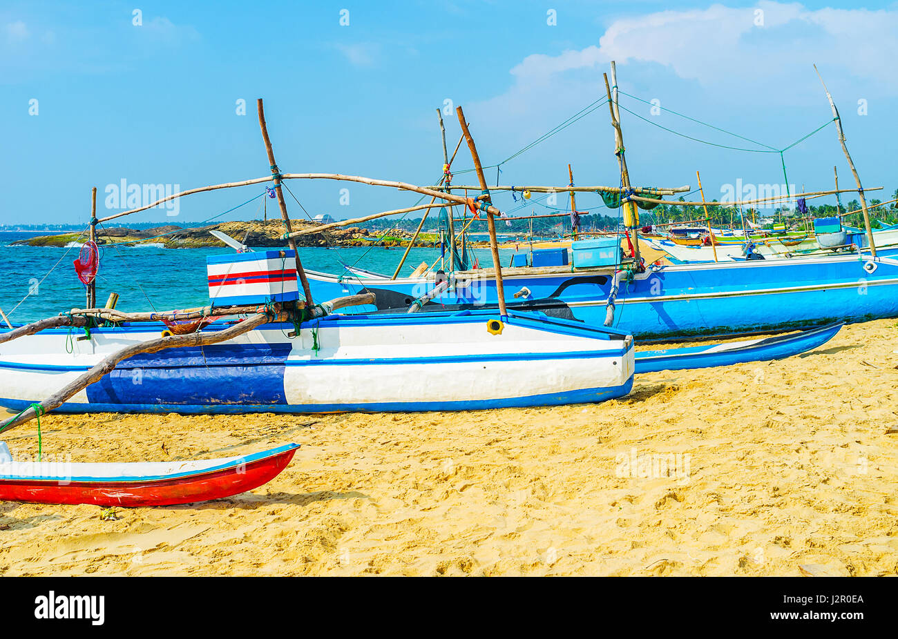 The Dodanduwa harbor is the nice place to discover traditional oruwa ...