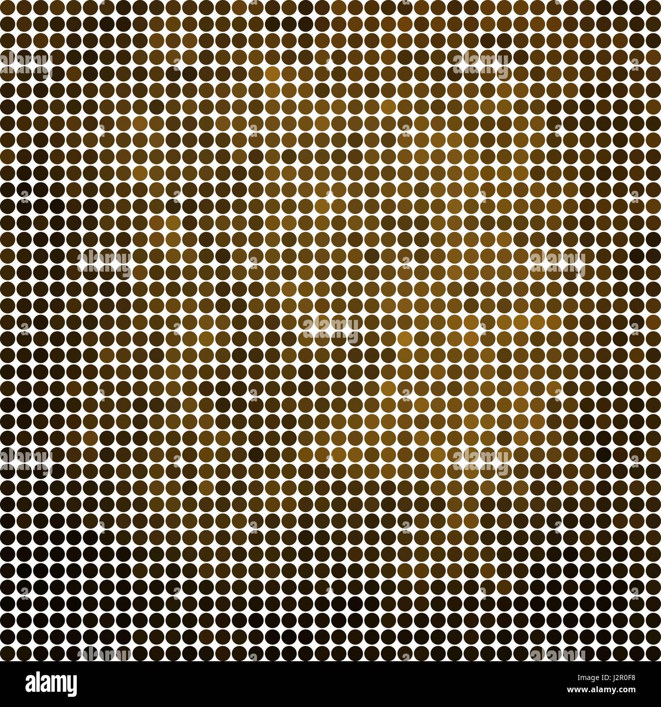 abstract vector colored round dots background - brown Stock Vector ...