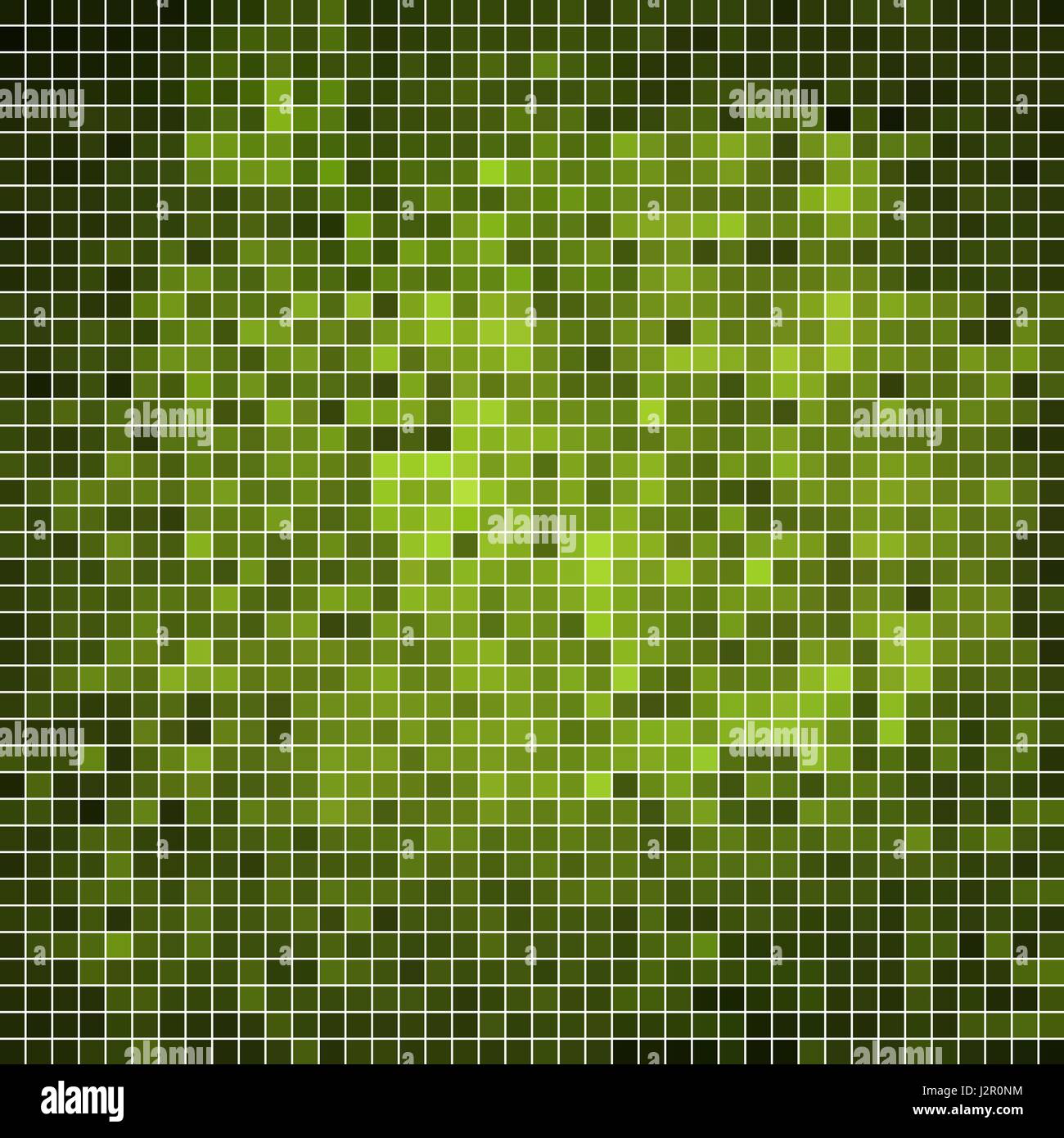 abstract vector square pixel mosaic background - green Stock Vector ...