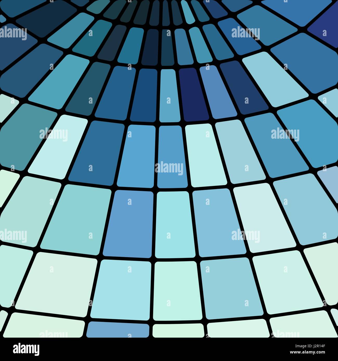 abstract vector stained-glass mosaic background - light and dark blue ...