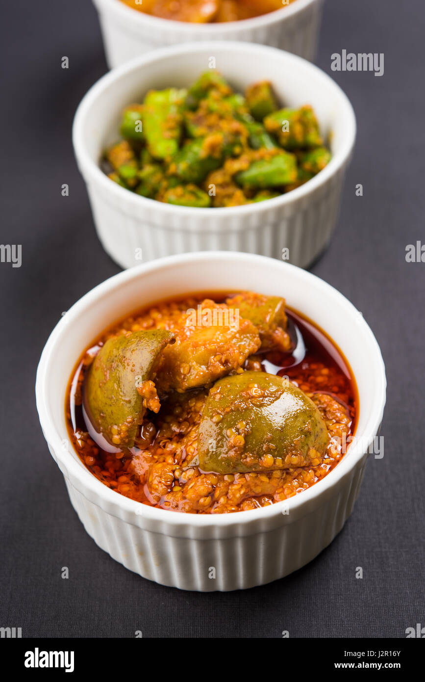 Indian pickle hi-res stock photography and images - Alamy