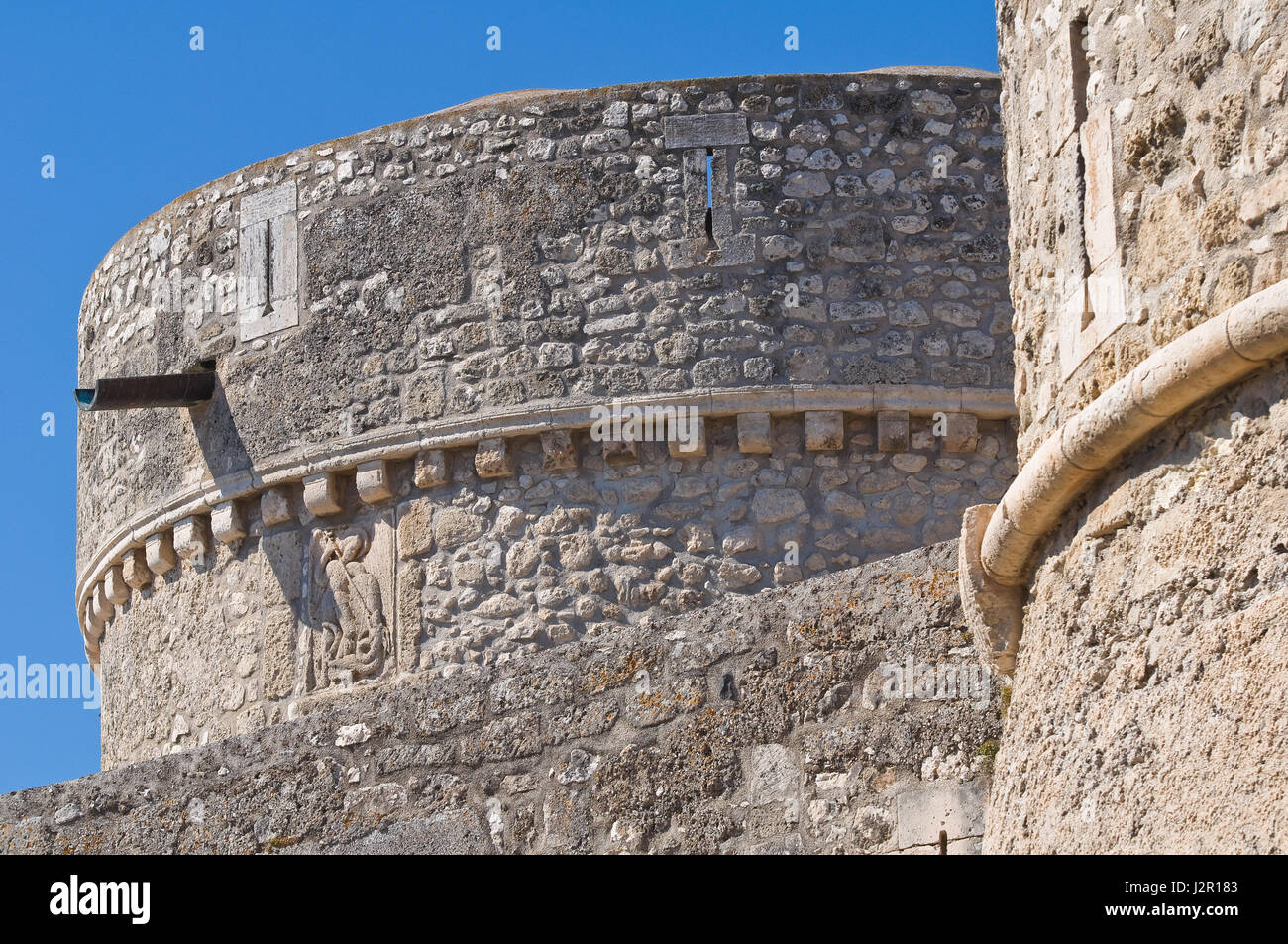 Angevine-Swabian Castle. Manfredonia. Puglia. Italy Stock Photo - Alamy