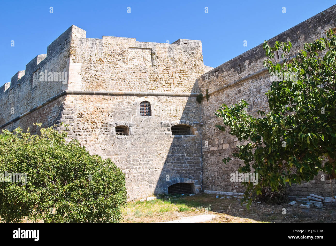 Angevine-Swabian Castle. Manfredonia. Puglia. Italy Stock Photo - Alamy