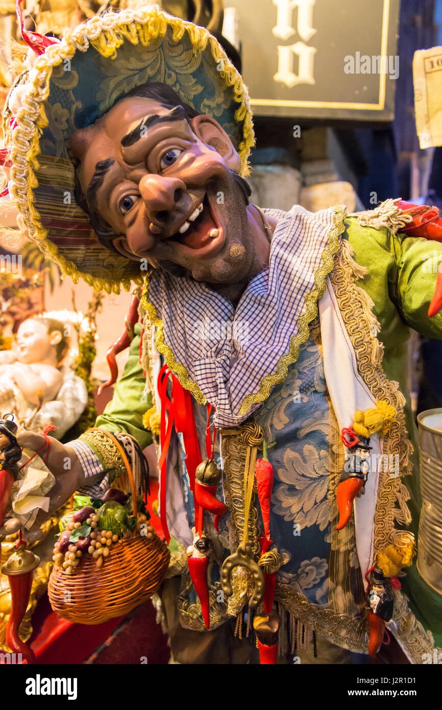 earthenware Sciò Sciò carnival Naples Italy Stock Photo - Alamy