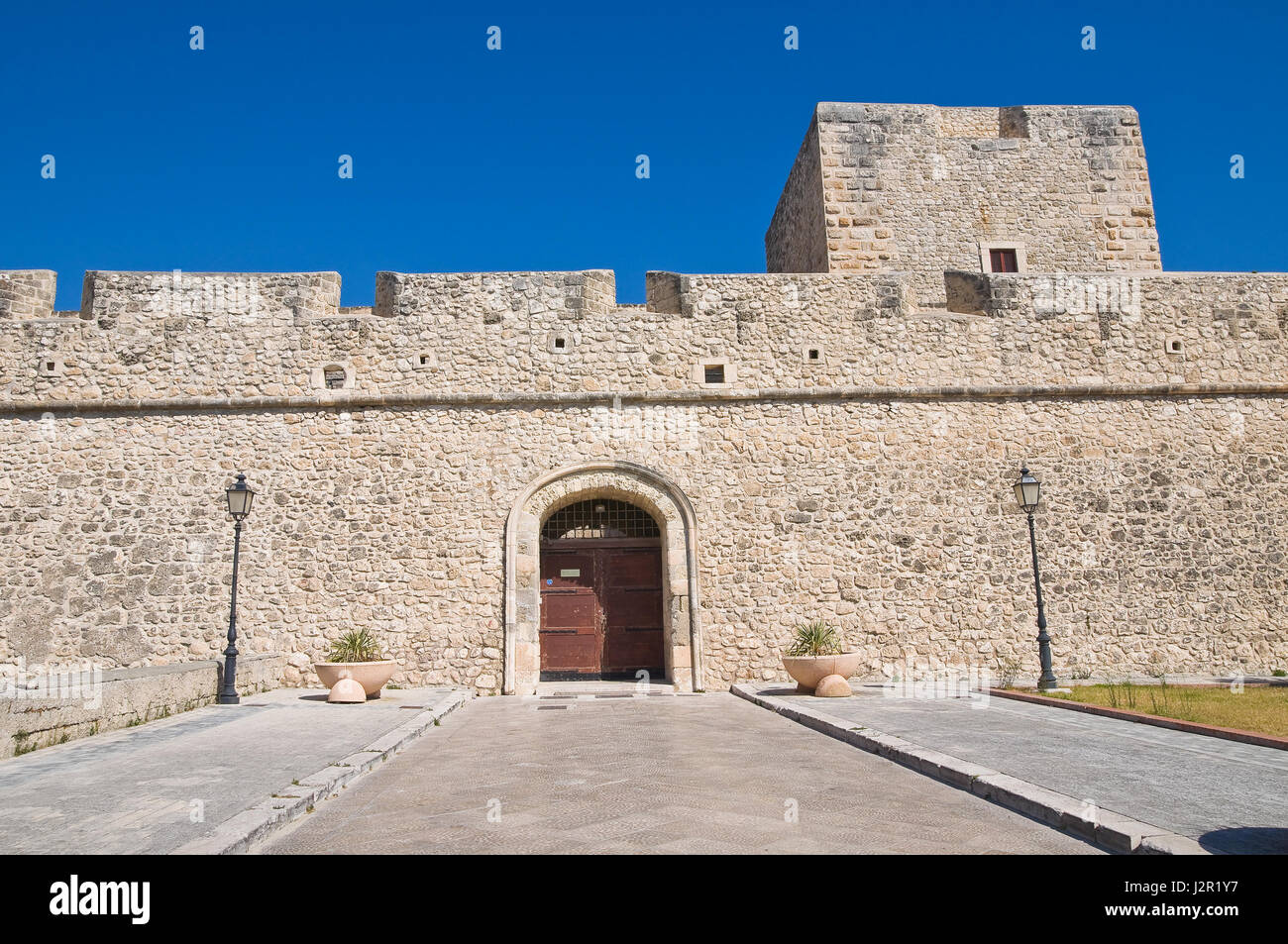 Angevine-Swabian Castle. Manfredonia. Puglia. Italy Stock Photo - Alamy