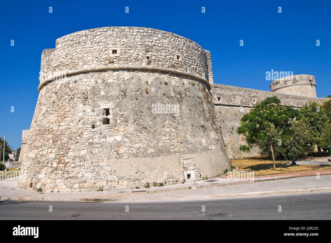 Angevine-Swabian Castle. Manfredonia. Puglia. Italy Stock Photo - Alamy