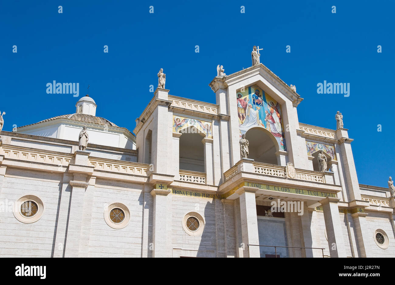 Cathedral of Manfredonia. Puglia. Italy Stock Photo - Alamy
