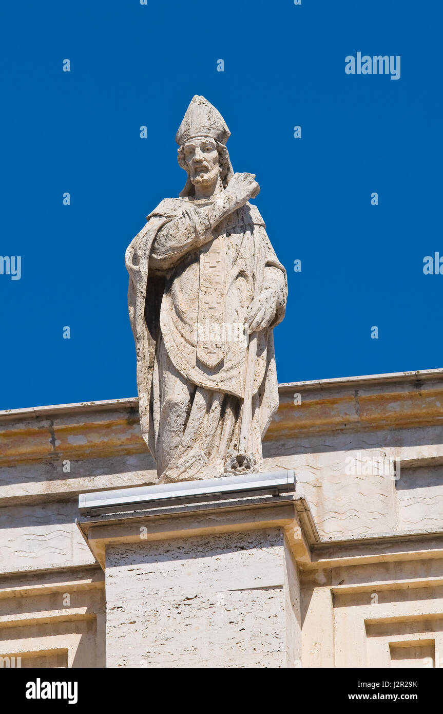 Cathedral of Manfredonia. Puglia. Italy Stock Photo - Alamy