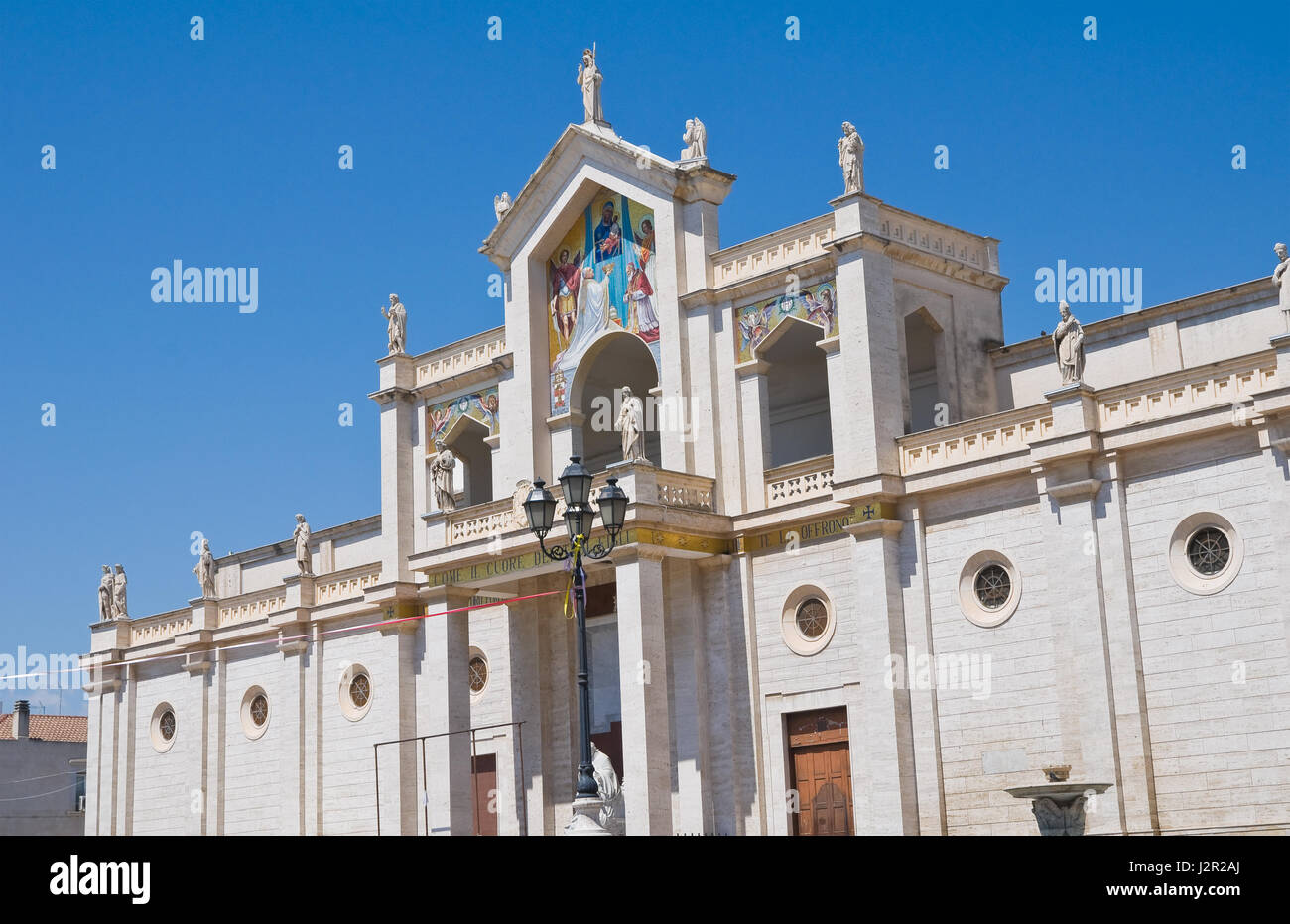 Cathedral of Manfredonia. Puglia. Italy Stock Photo - Alamy