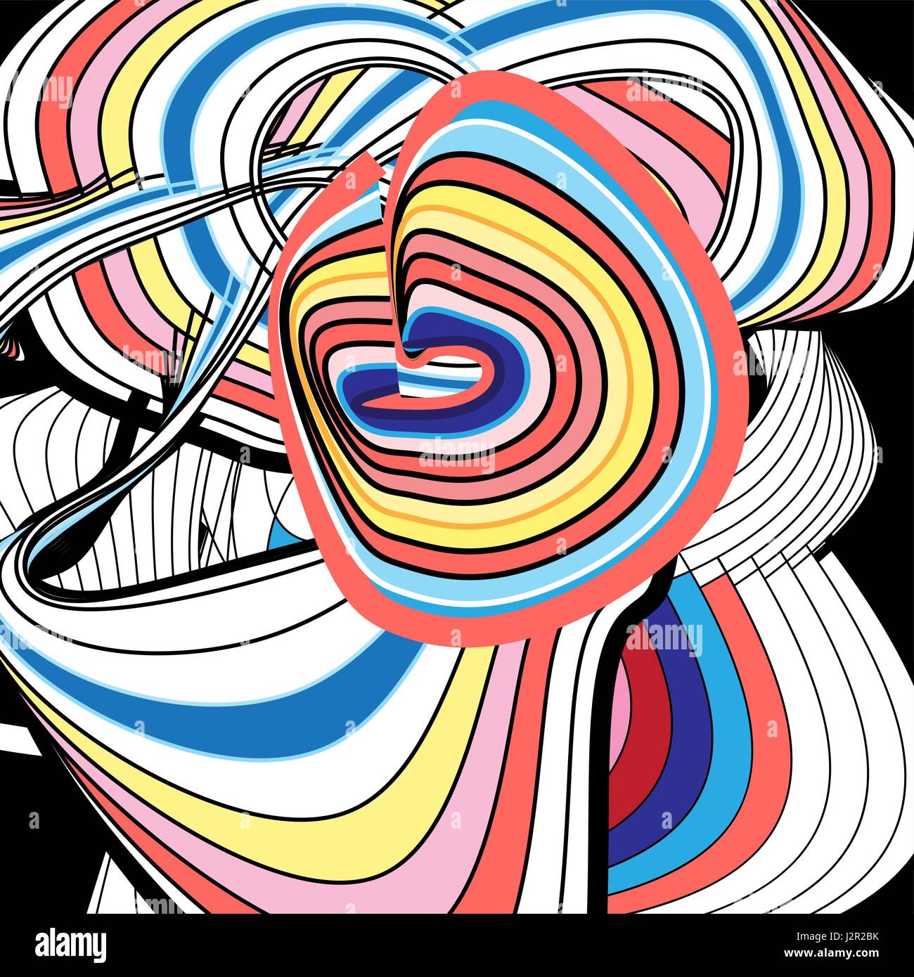 Bright graphics multicolored abstraction Stock Vector Image & Art - Alamy