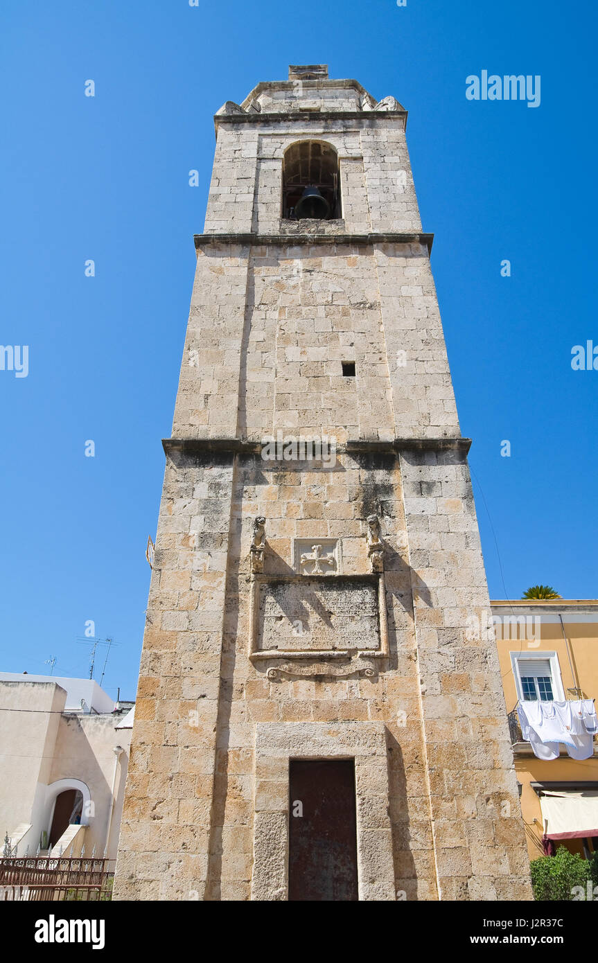 Clocktower. Manfredonia. Puglia. Italy Stock Photo - Alamy