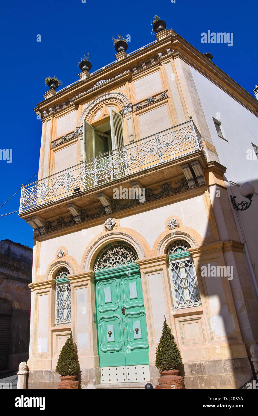 Historical palace. Massafra. Puglia. Italy Stock Photo - Alamy