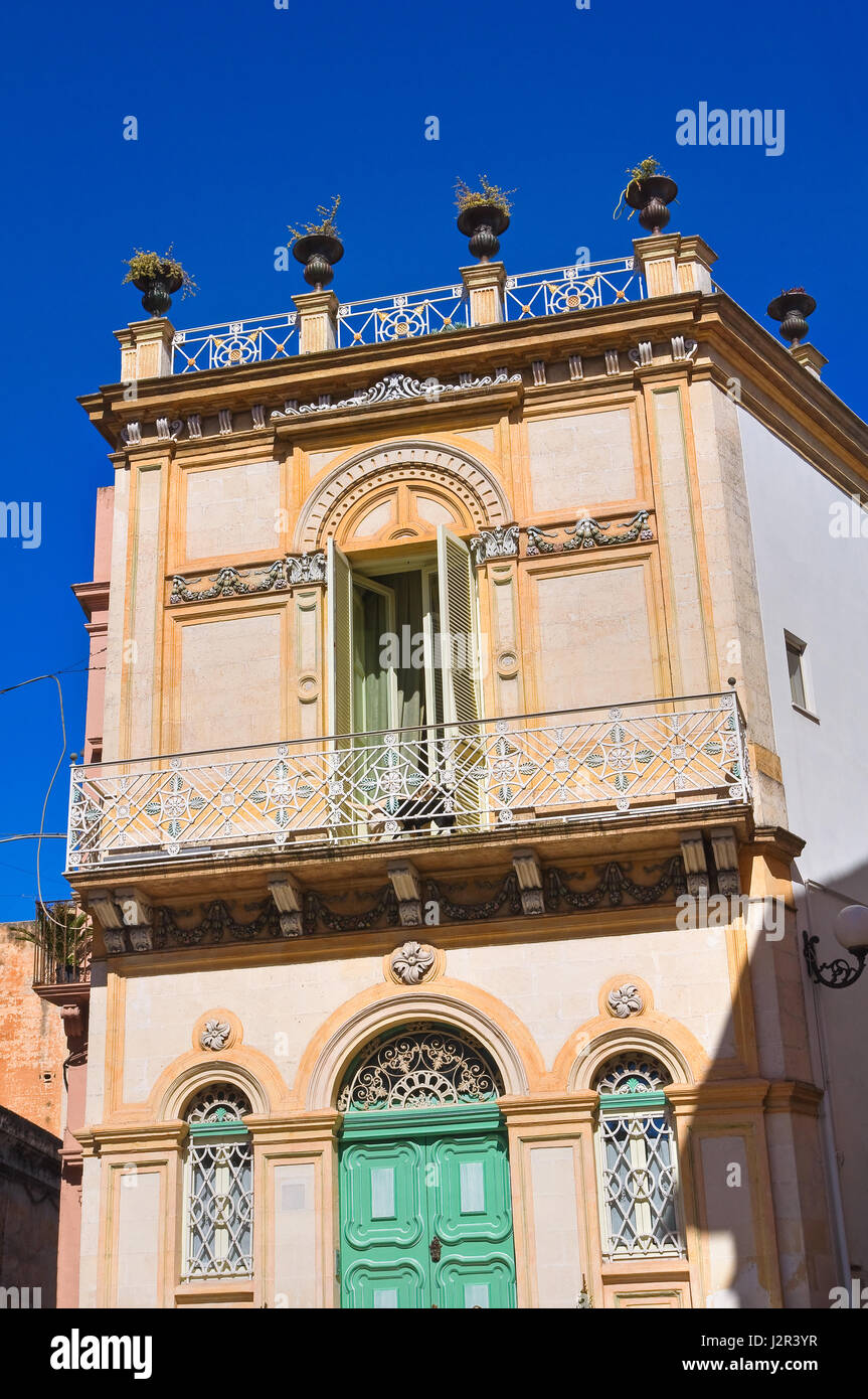 Historical palace. Massafra. Puglia. Italy Stock Photo - Alamy