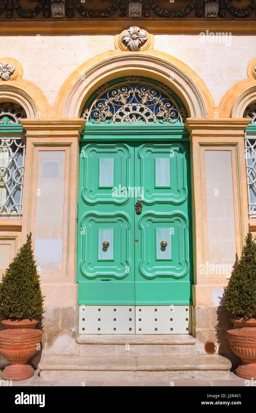Historical palace. Massafra. Puglia. Italy Stock Photo - Alamy