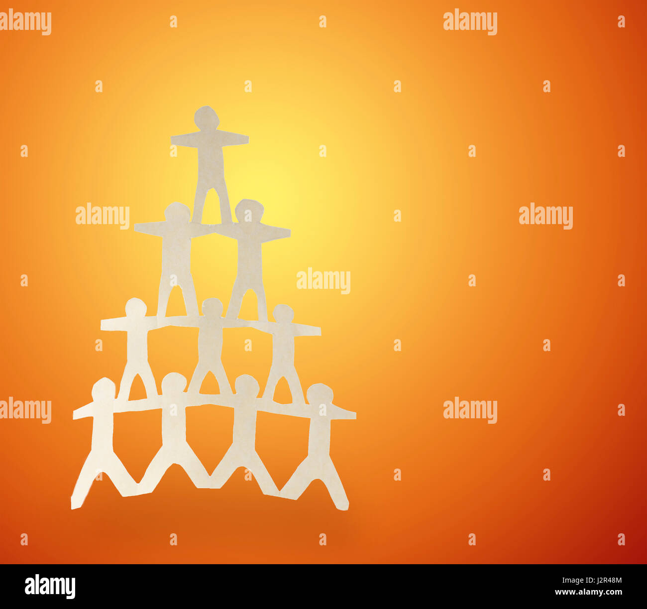 Success symbol cooperation pyramid hi-res stock photography and images ...