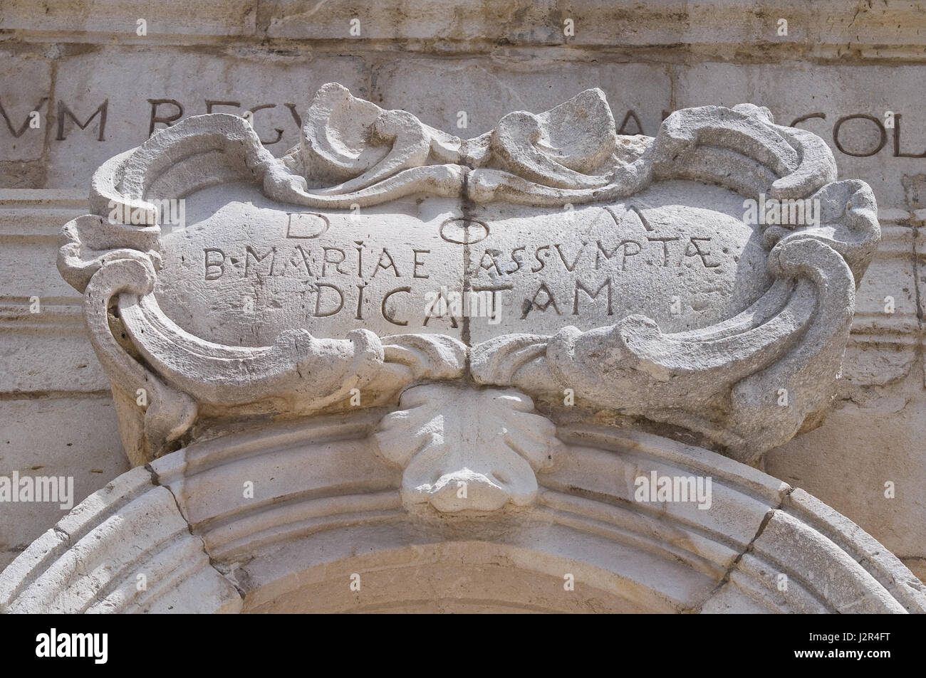 Cathedral of St. Maria Assunta. Melfi. Basilicata. Italy Stock Photo ...