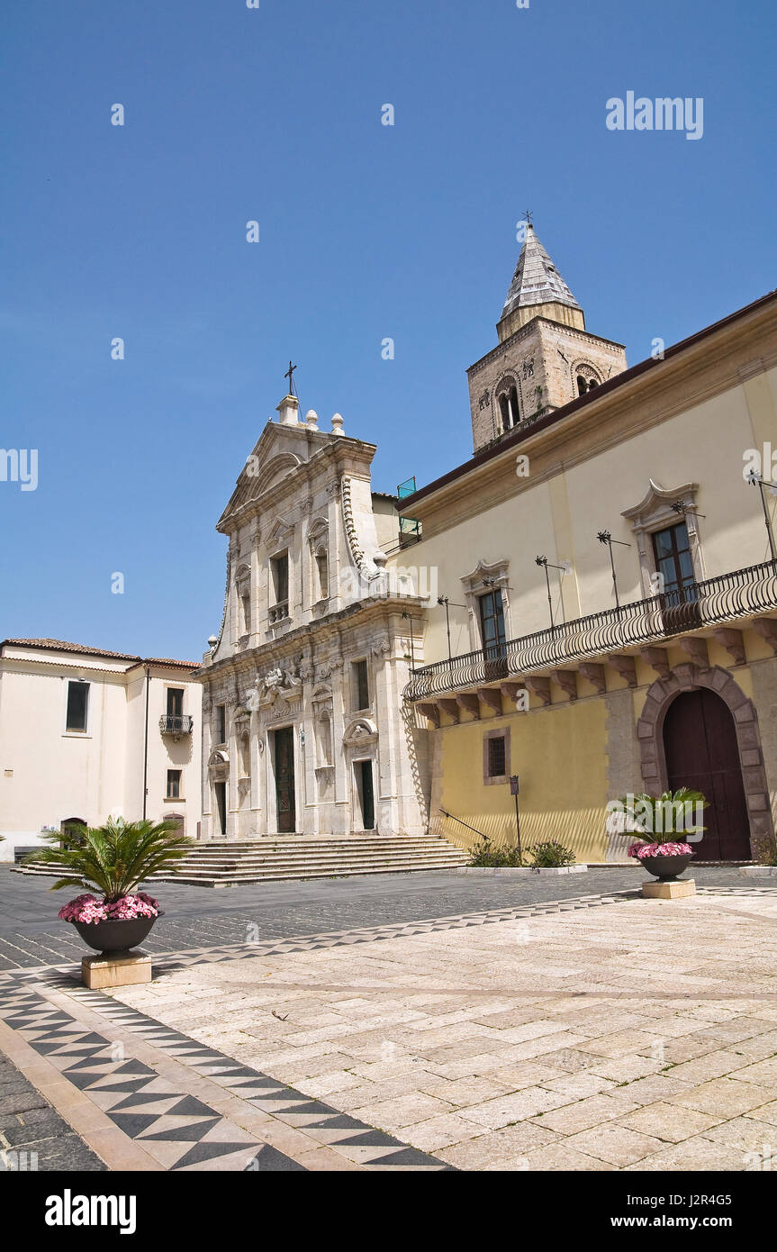 Cathedral of St. Maria Assunta. Melfi. Basilicata. Italy Stock Photo ...