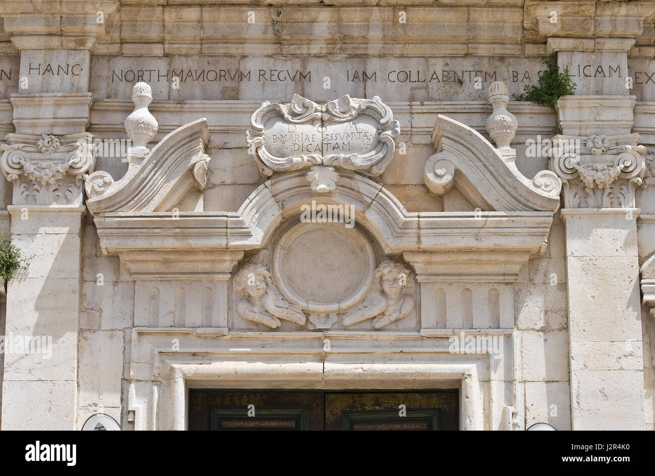 Cathedral of St. Maria Assunta. Melfi. Basilicata. Italy Stock Photo ...