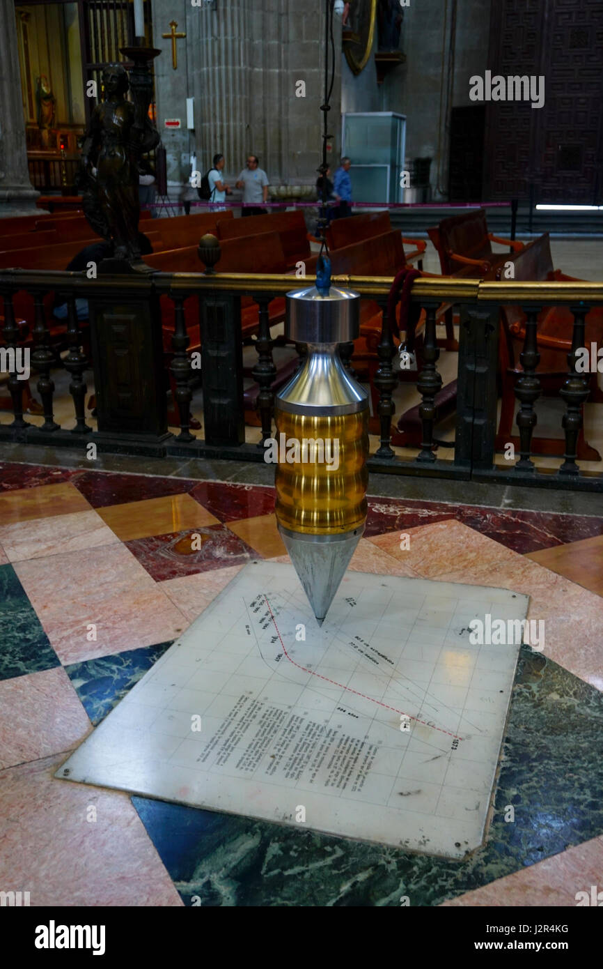 Mexico city cathedral pendulum hi-res stock photography and images - Alamy