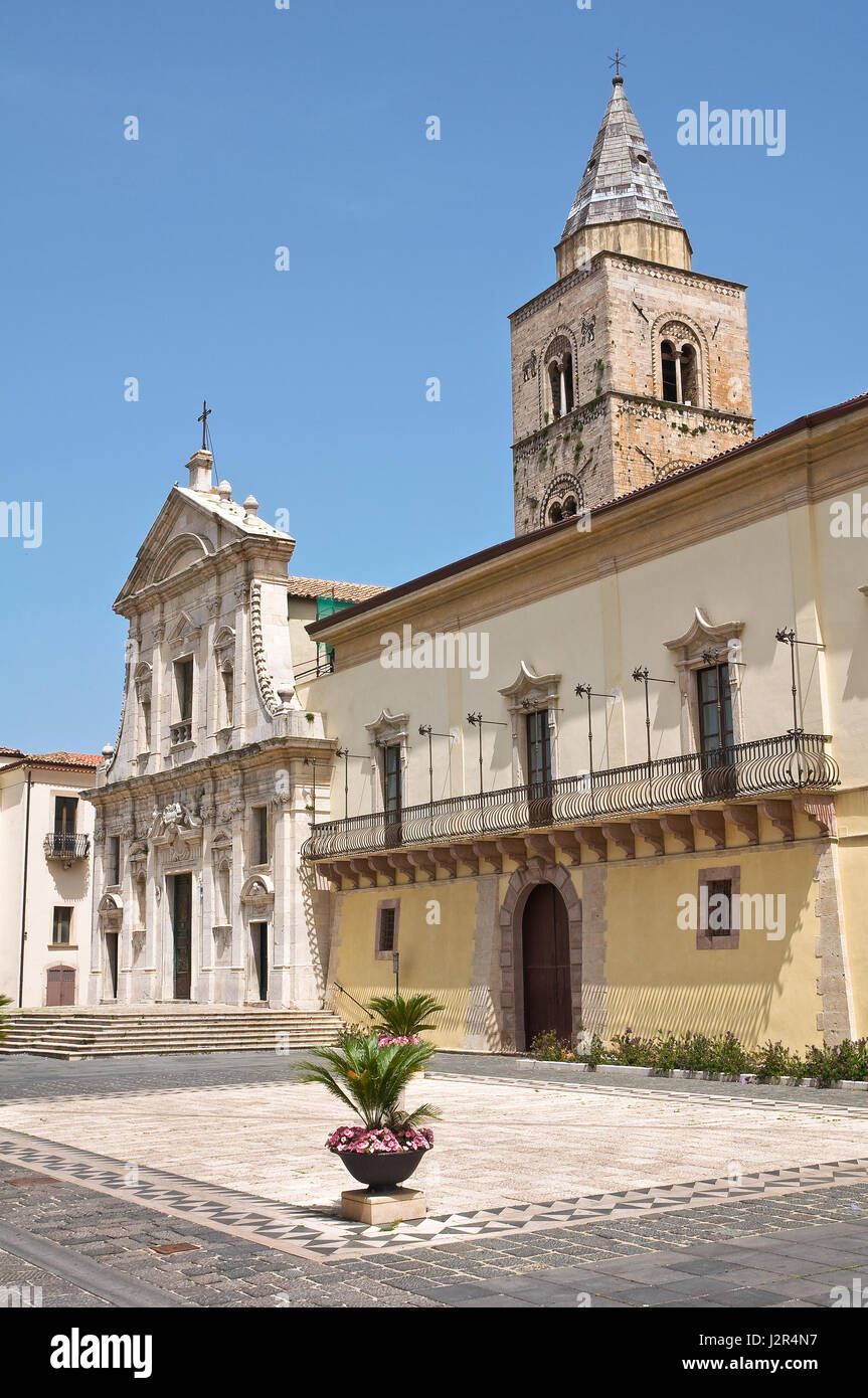Cathedral of St. Maria Assunta. Melfi. Basilicata. Italy Stock Photo ...