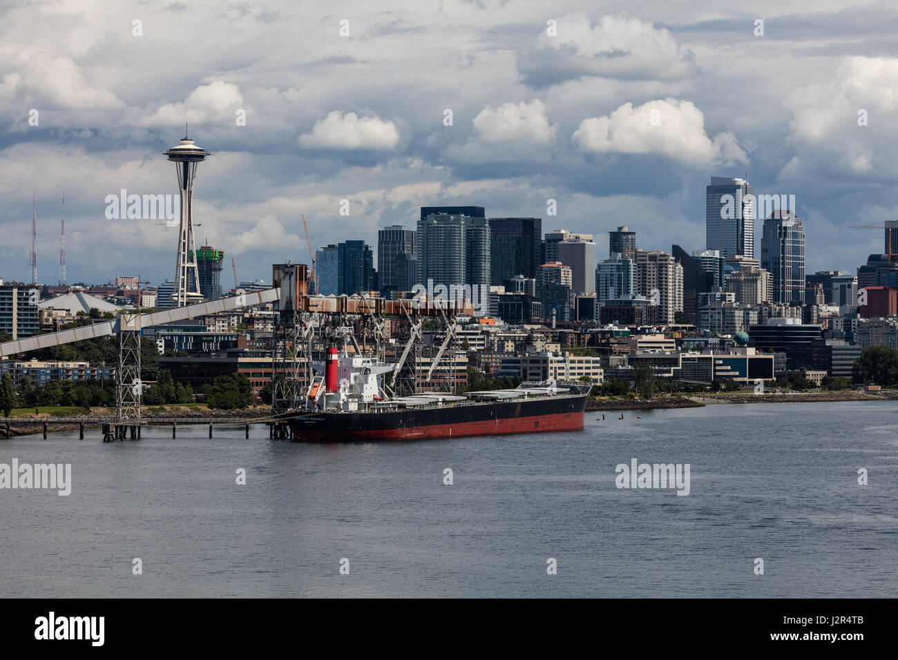Busy day in Puget Sound near Seattle, Washington Stock Photo - Alamy