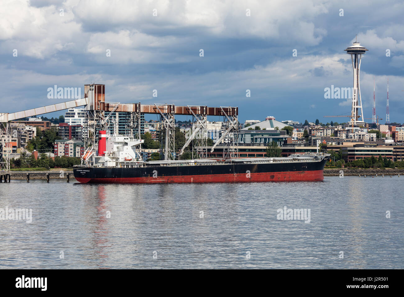 Busy day in Puget Sound near Seattle, Washington Stock Photo - Alamy