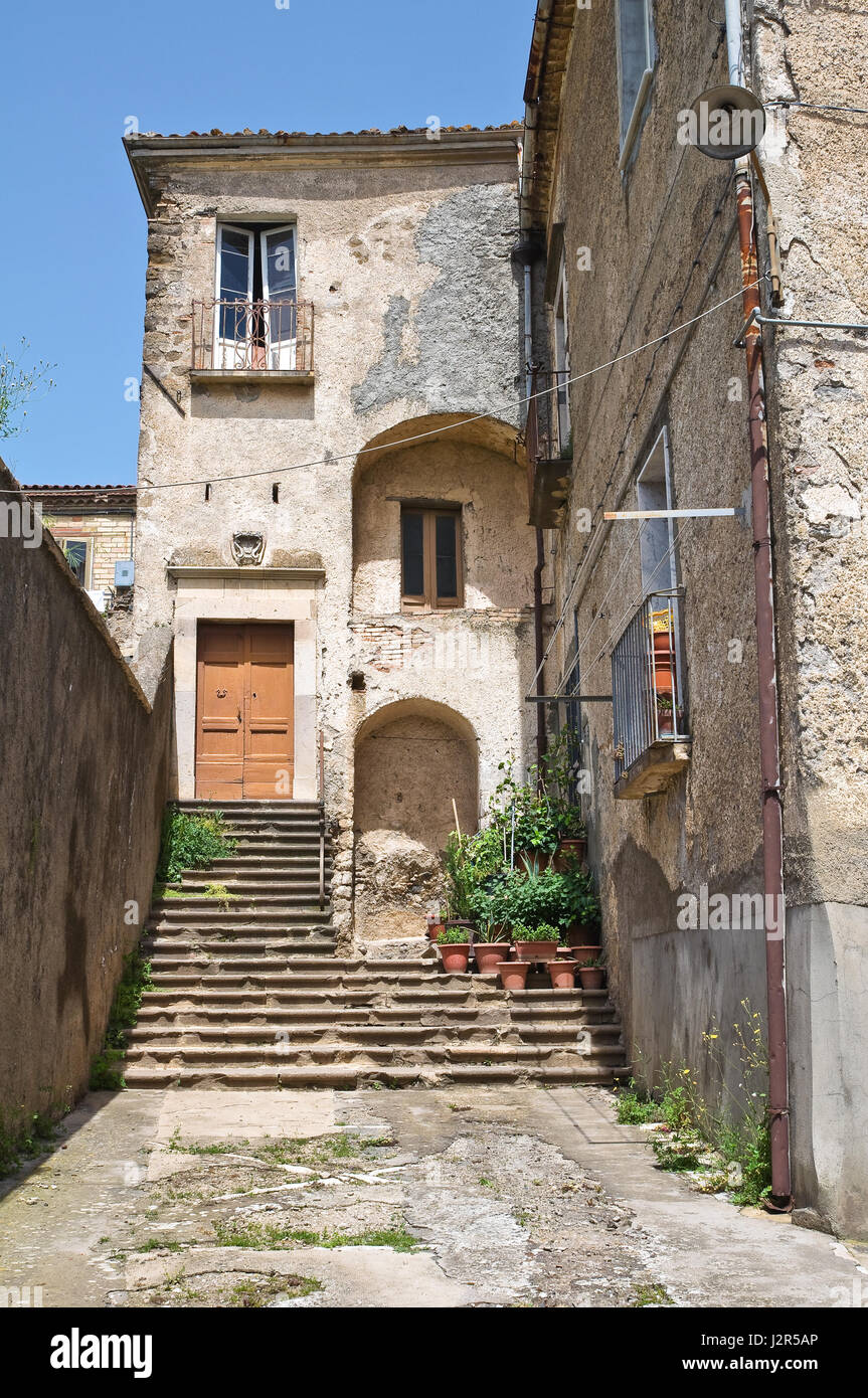 Historical palace. Melfi. Basilicata. Italy Stock Photo - Alamy