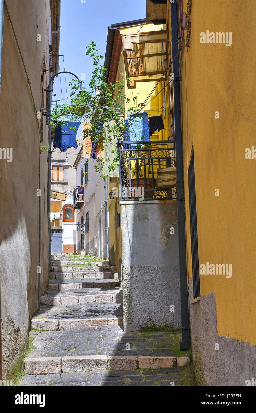 Alleyway. Melfi. Basilicata. Italy Stock Photo - Alamy