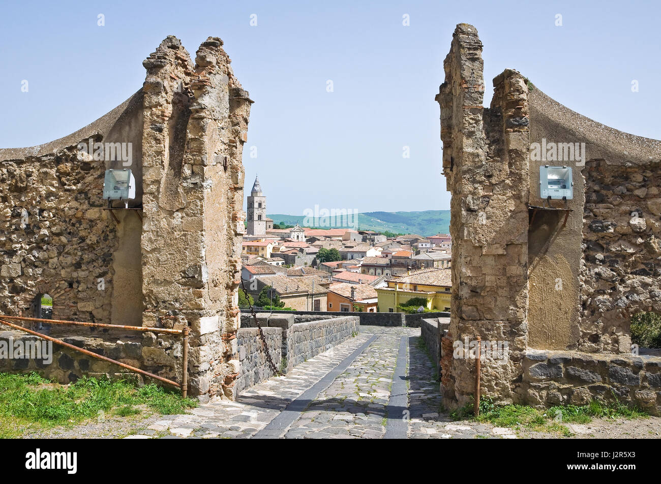 Panoramic view melfi medieval town hi-res stock photography and images ...