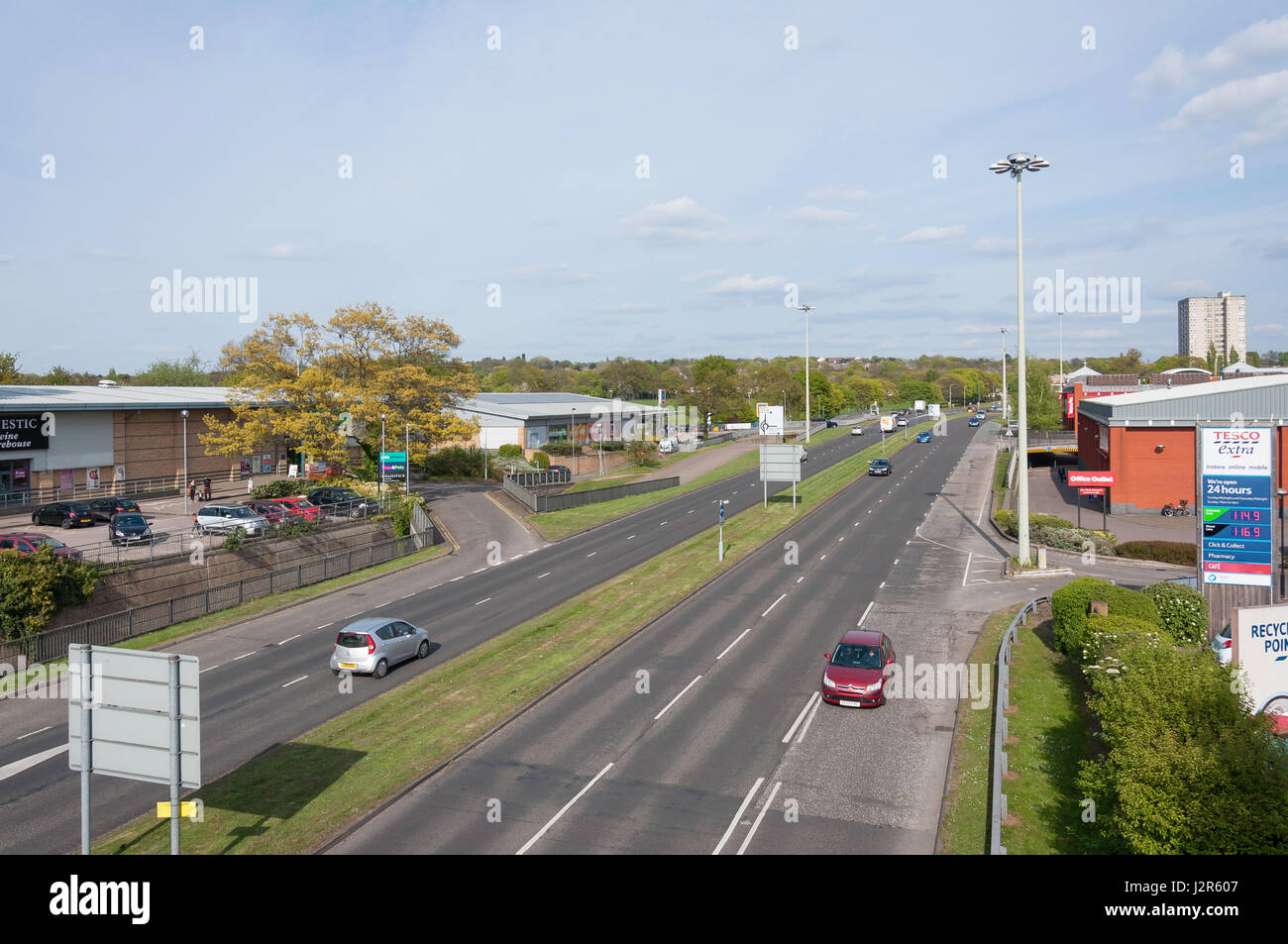 Fairlands Way A1155, Stevenage, Hertfordshire, England, United Kingdom ...