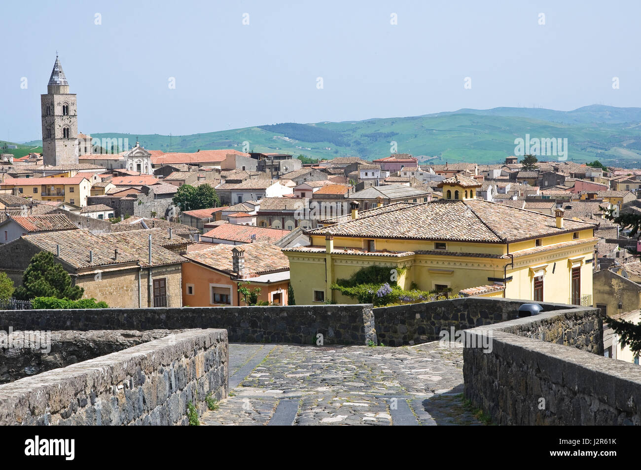 Panoramic view melfi medieval town hi-res stock photography and images ...