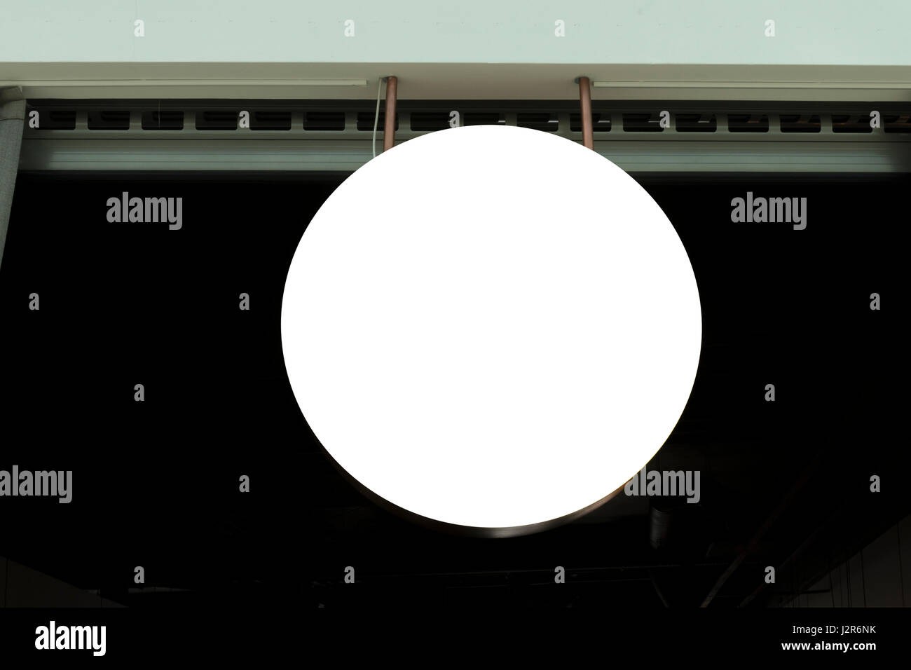 Signboard mock up round shape hi-res stock photography and images - Alamy