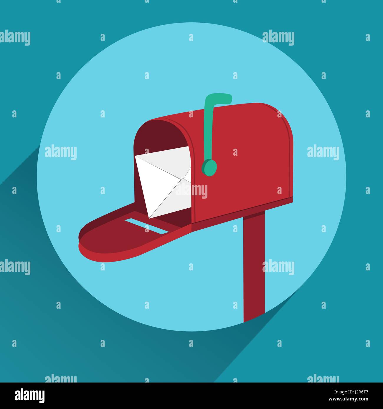 Mailbox full Stock Vector Images - Alamy