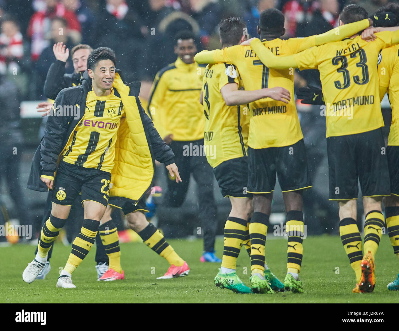 German Soccer Trophy, Munich, April 26, 2017 BVB Shinji KAGAWA, BVB 23 ...