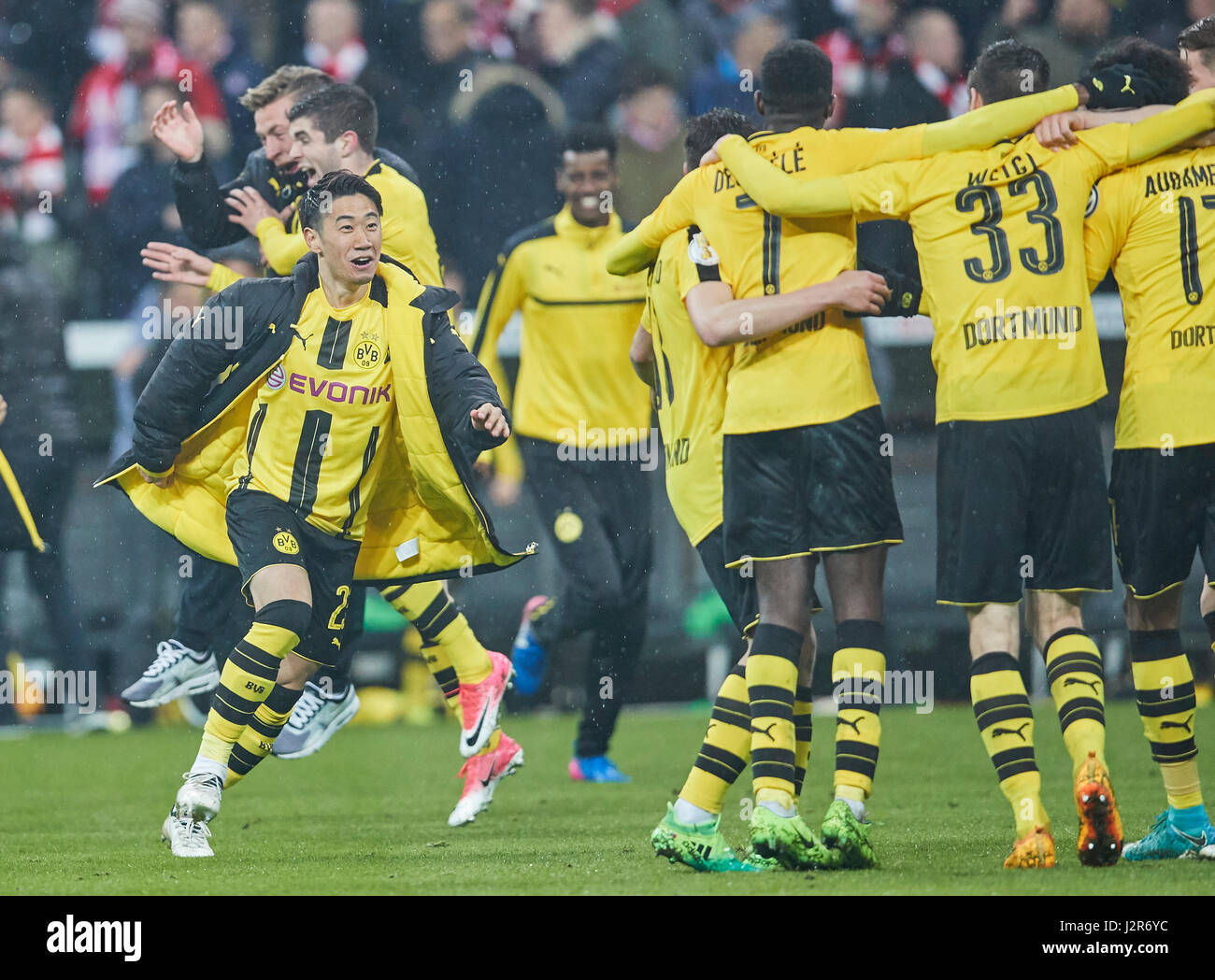 German Soccer Trophy, Munich, April 26, 2017 BVB Shinji KAGAWA, BVB 23 ...