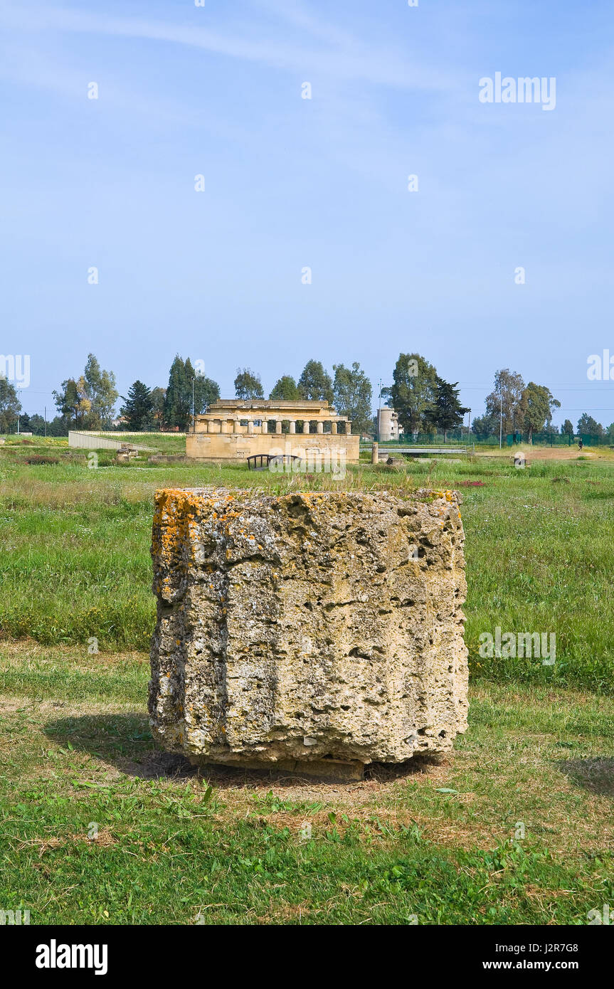 Archaeological Park. Metaponto. Basilicata. Italy Stock Photo - Alamy