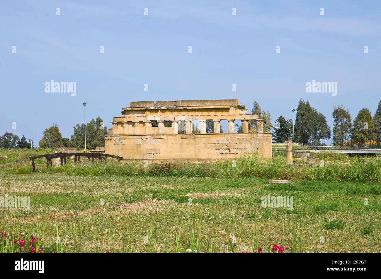Archaeological Park. Metaponto. Basilicata. Italy Stock Photo - Alamy