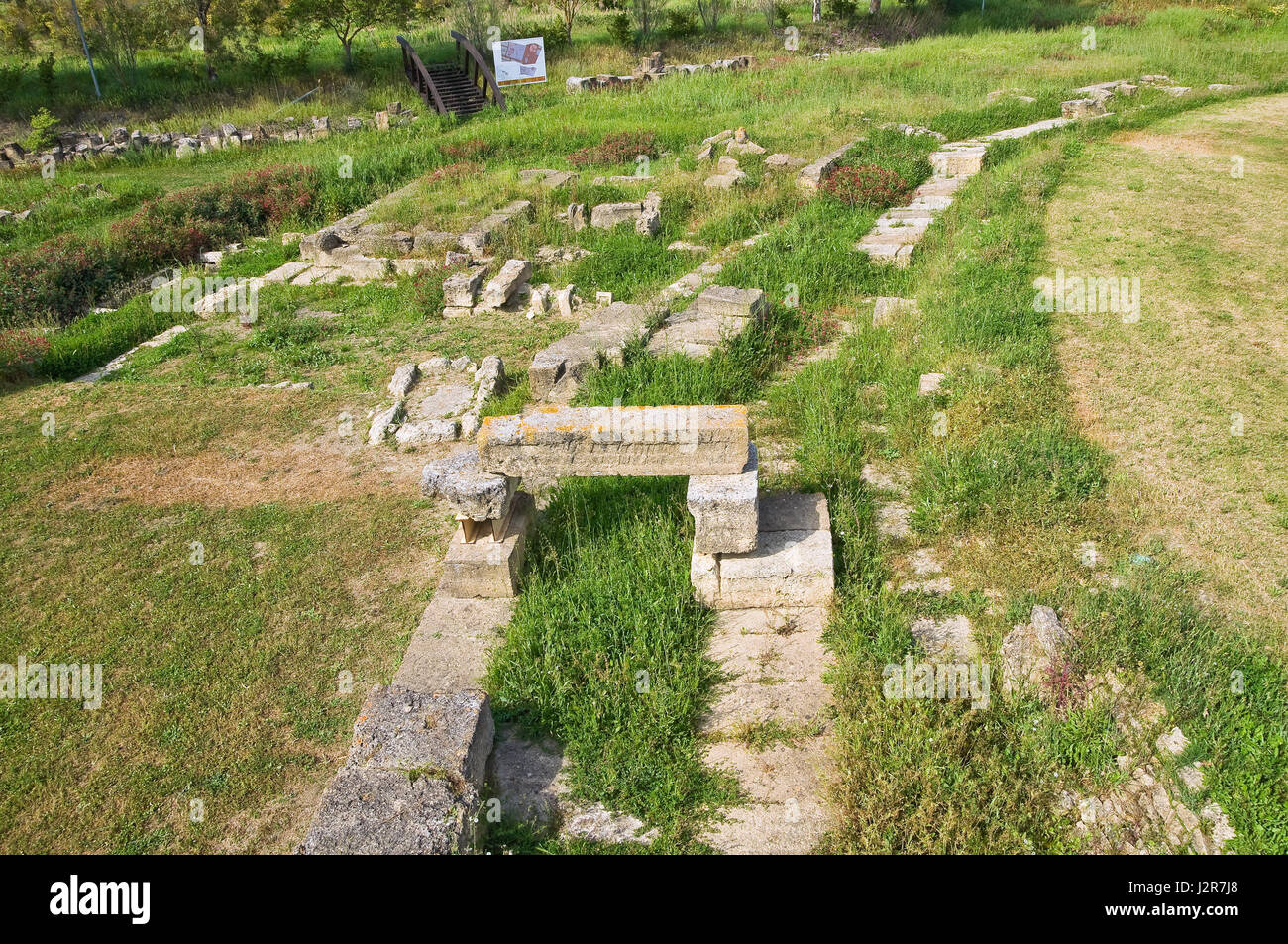 Archaeological Park. Metaponto. Basilicata. Italy Stock Photo - Alamy