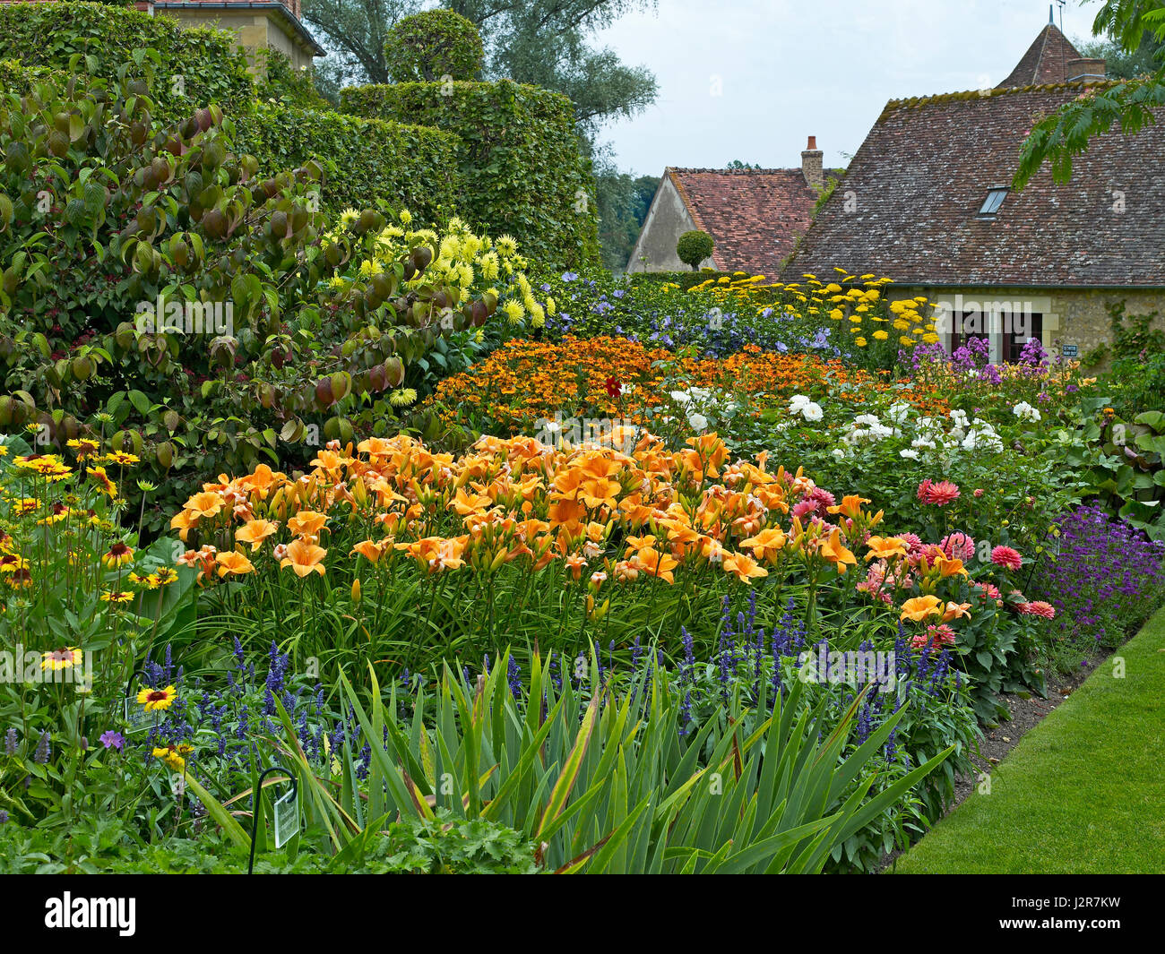 Colourful spring border hi-res stock photography and images - Alamy