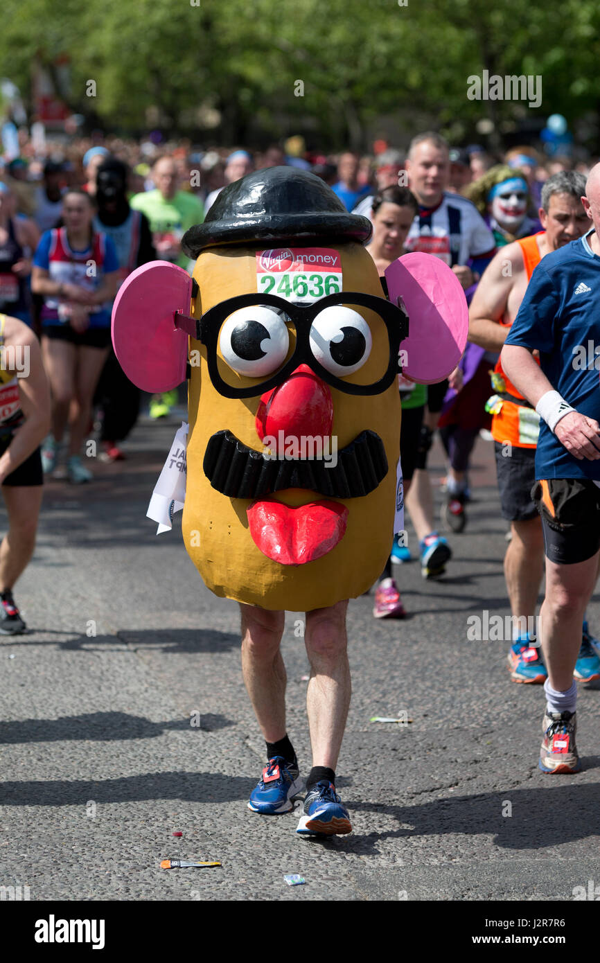 Potato head london marathon runner hi-res stock photography and images ...