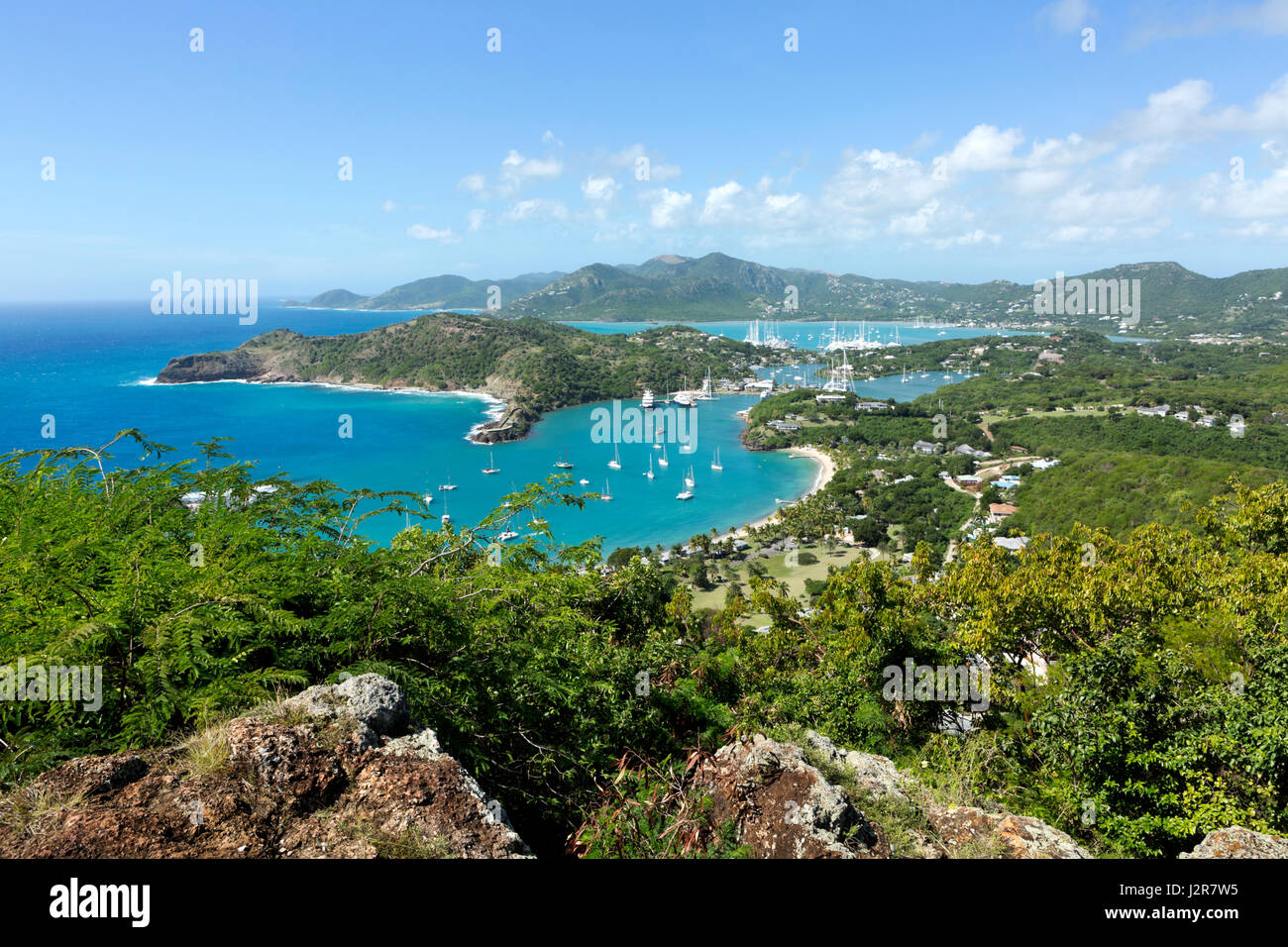 Antigua Freeman's Bay Stock Photo - Alamy